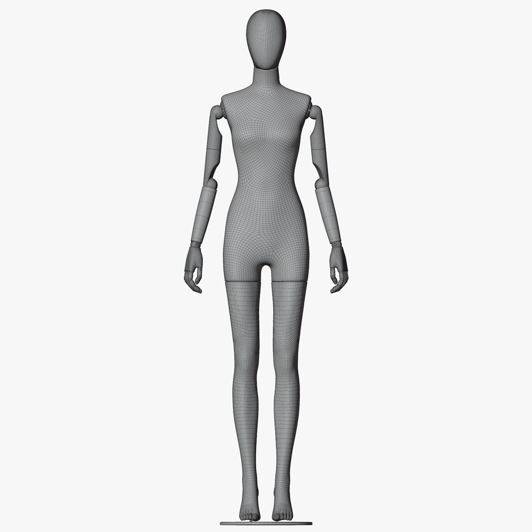 Full Rigged Female Sewing Mannequin 3D - TurboSquid 2086675