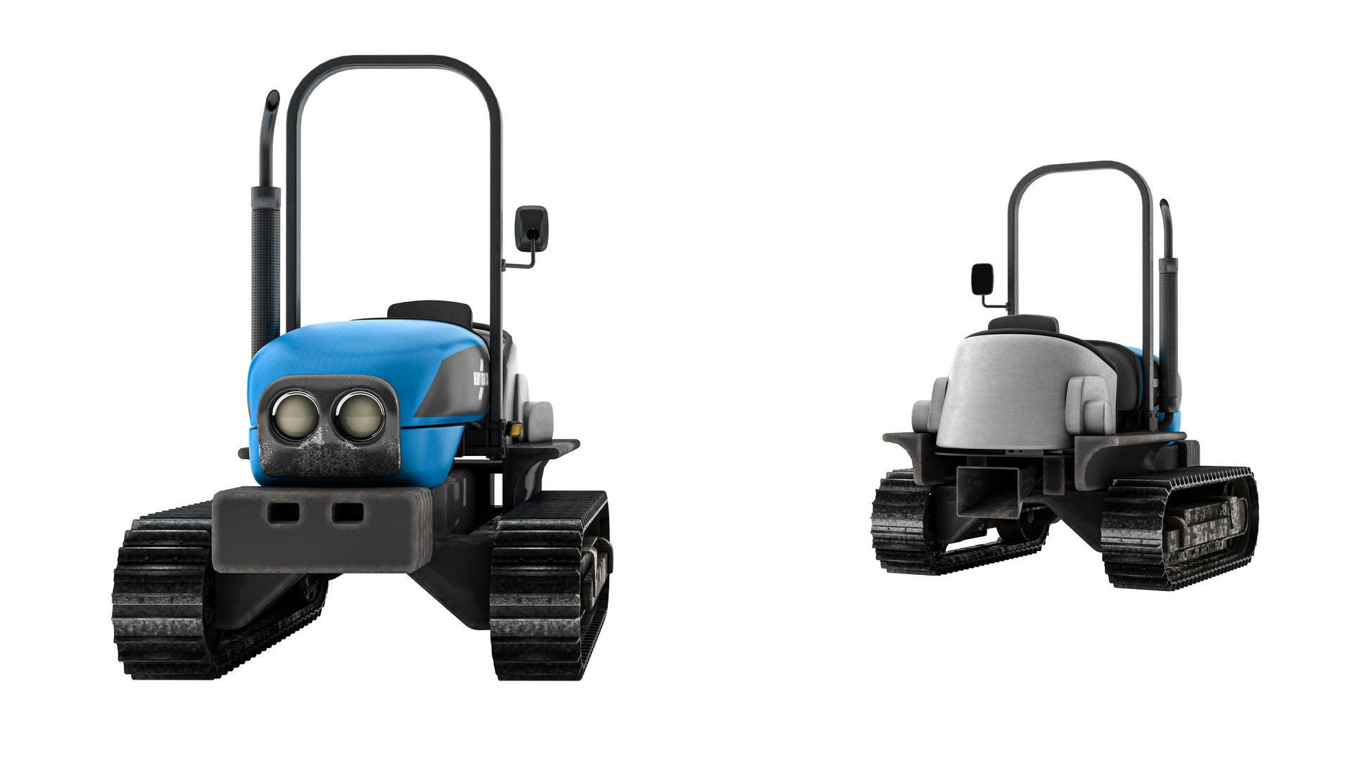 3D Tracked Tractor Crawler Model - TurboSquid 2224435