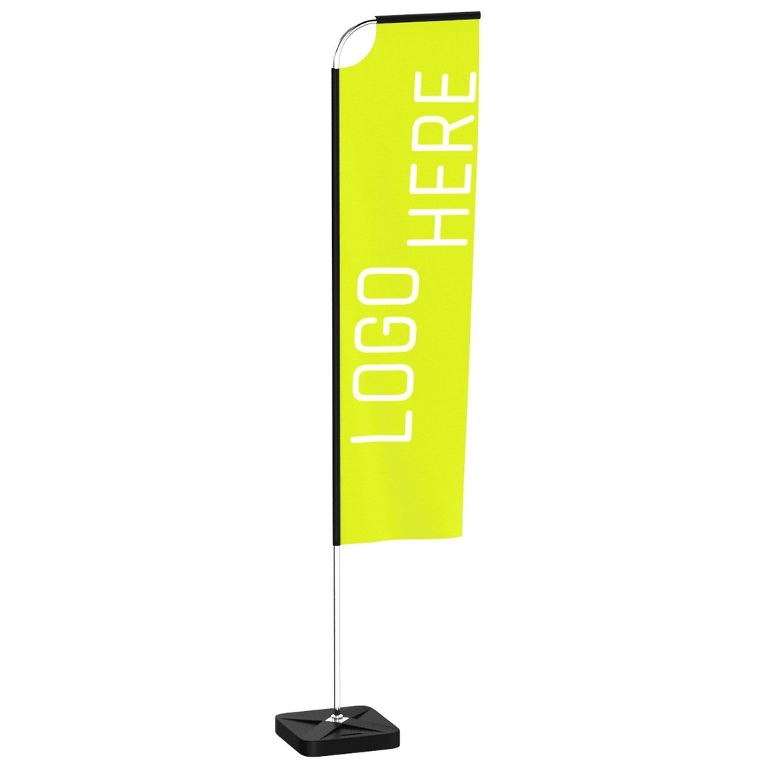 Flag Banner 03 3D Model - TurboSquid 2259240