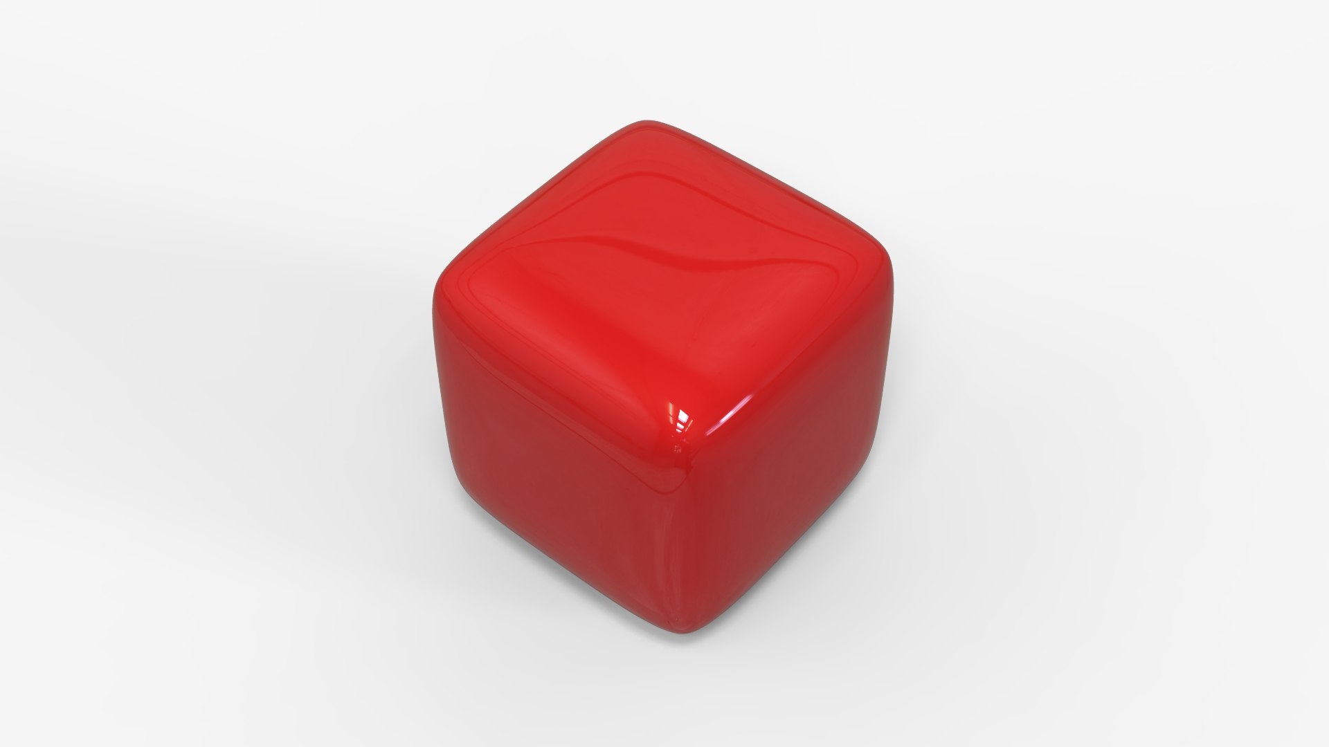 Red Cube Corners Model - TurboSquid 1595748
