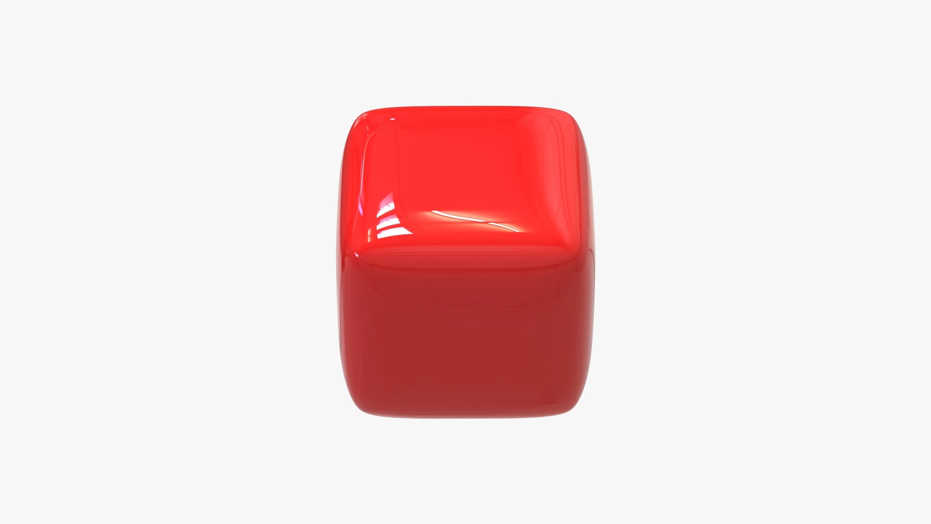 Red Cube Corners Model - TurboSquid 1595748