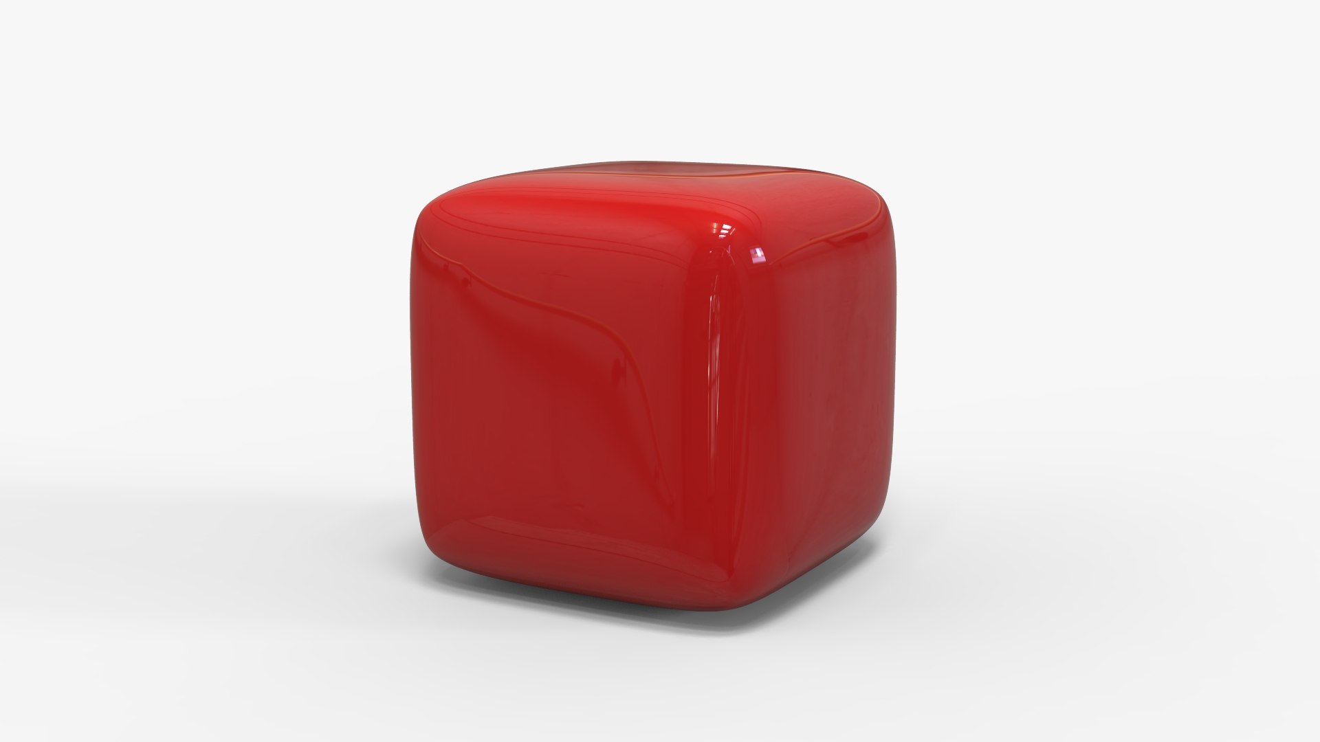 Red Cube Corners Model - TurboSquid 1595748