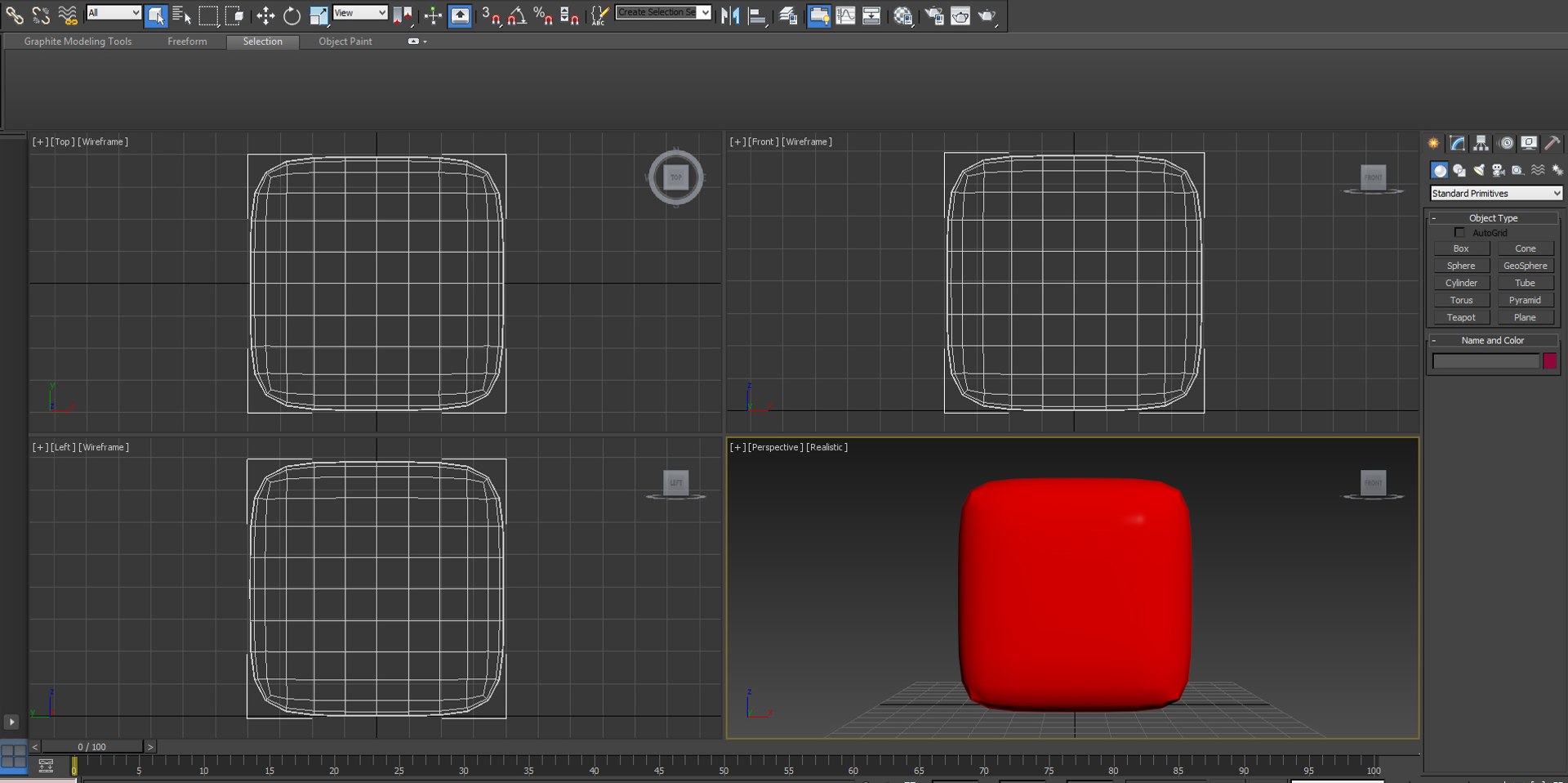 Red Cube Corners Model - TurboSquid 1595748