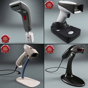 Collection Barcode Scanner 3D Models for Download | TurboSquid