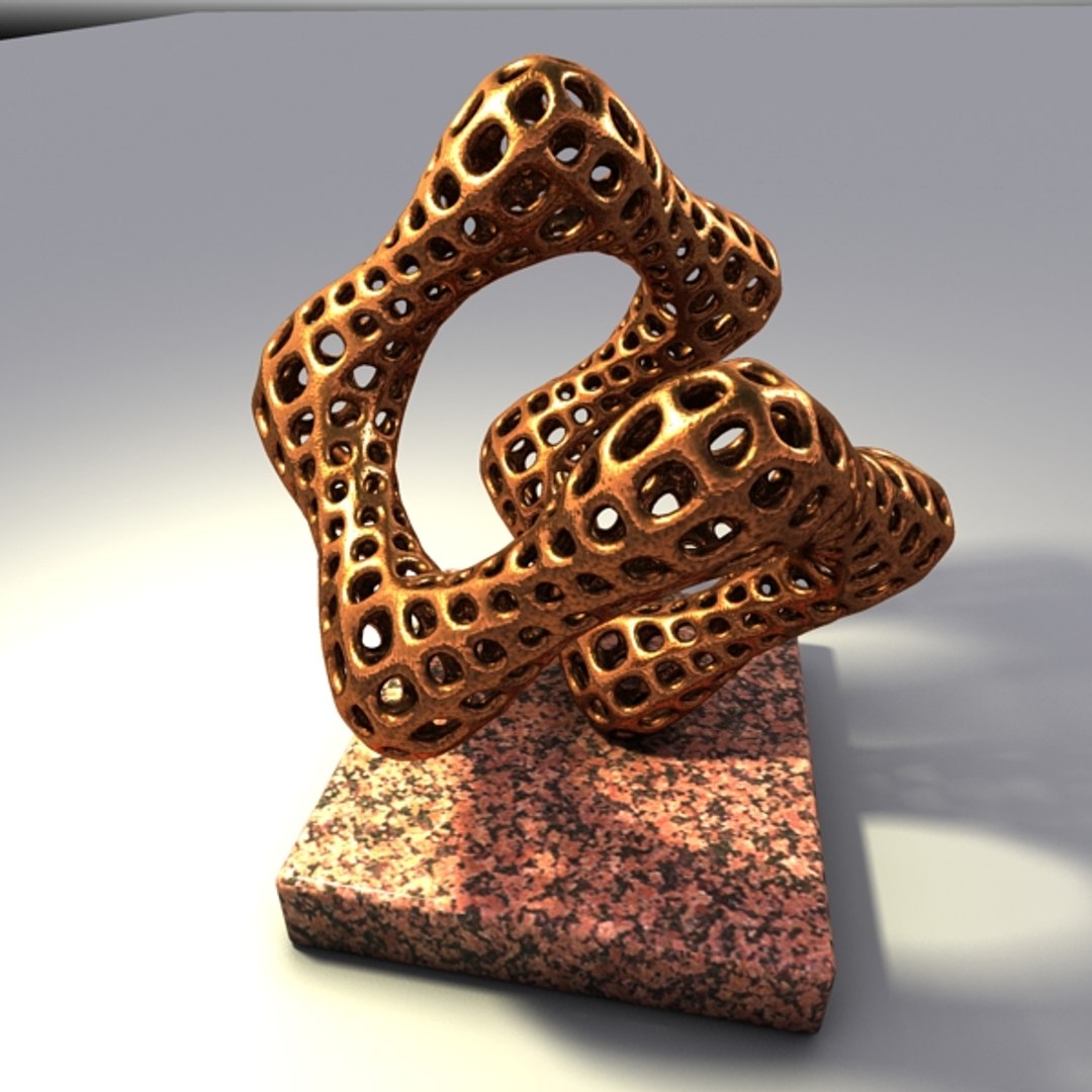 bronze sculpture 3d model
