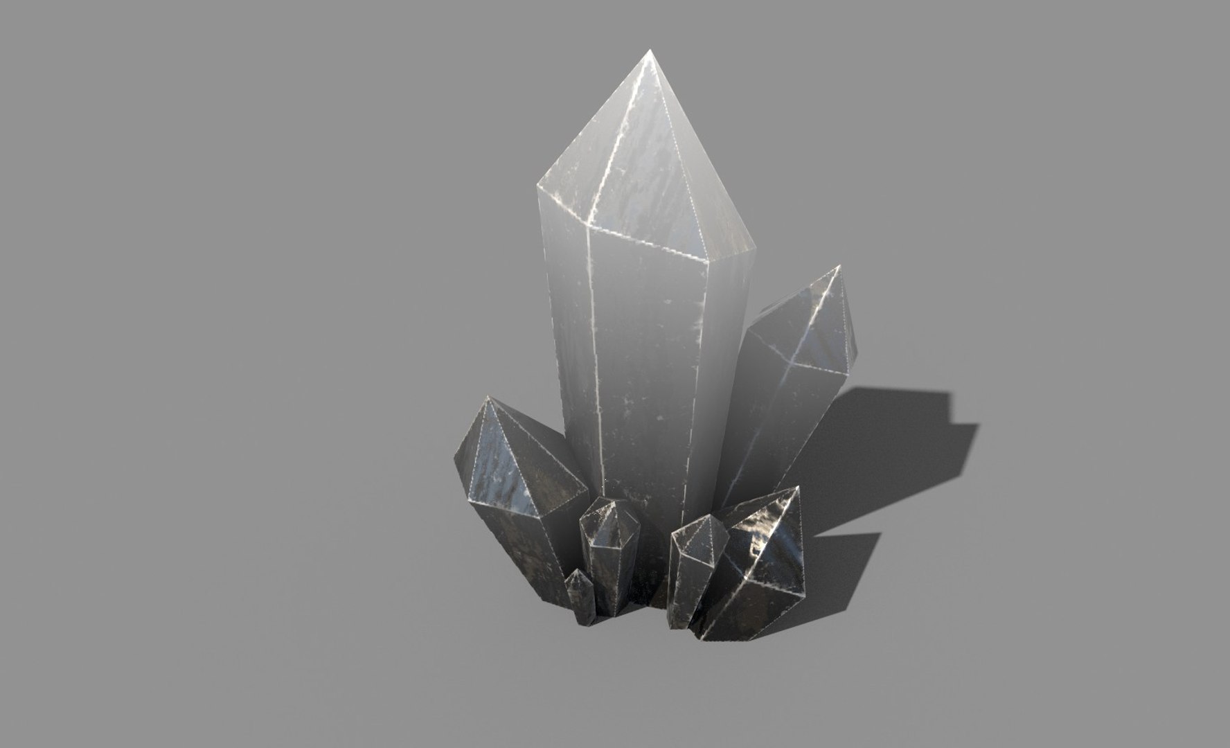 3D Crystal Low-poly - TurboSquid 1573183