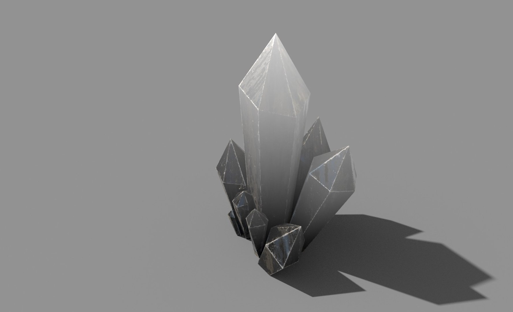 3D Crystal Low-poly - TurboSquid 1573183