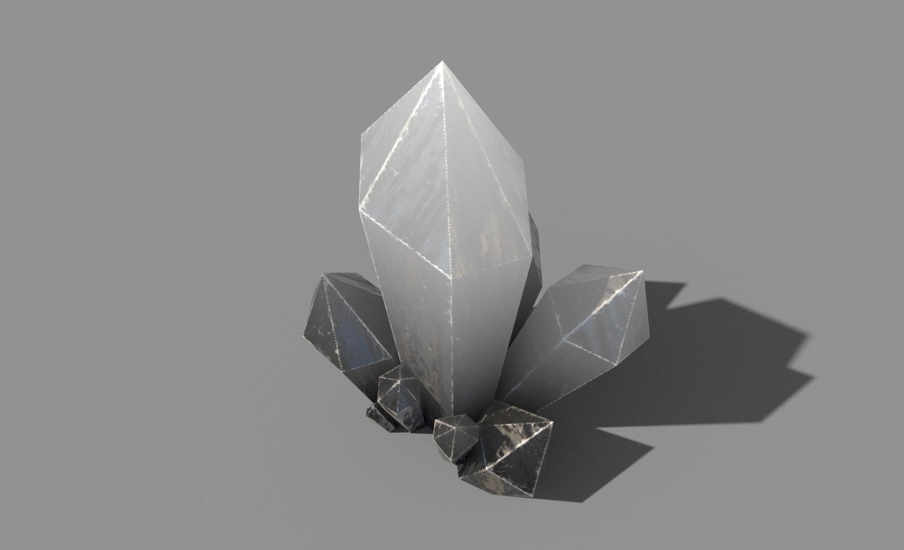 3D Crystal Low-poly - TurboSquid 1573183