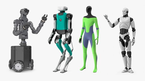 modelo 3d Colección de robots 10 - TurboSquid 2158353