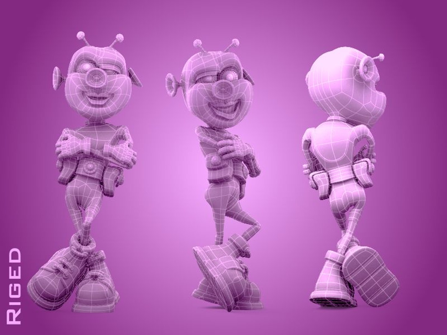 Silicone Alien 3d Max