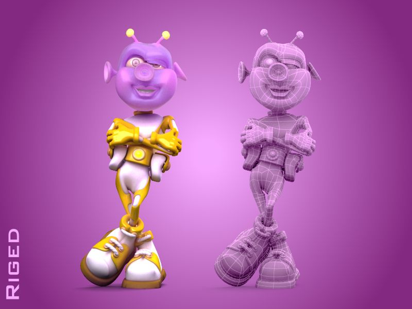 Silicone Alien 3d Max