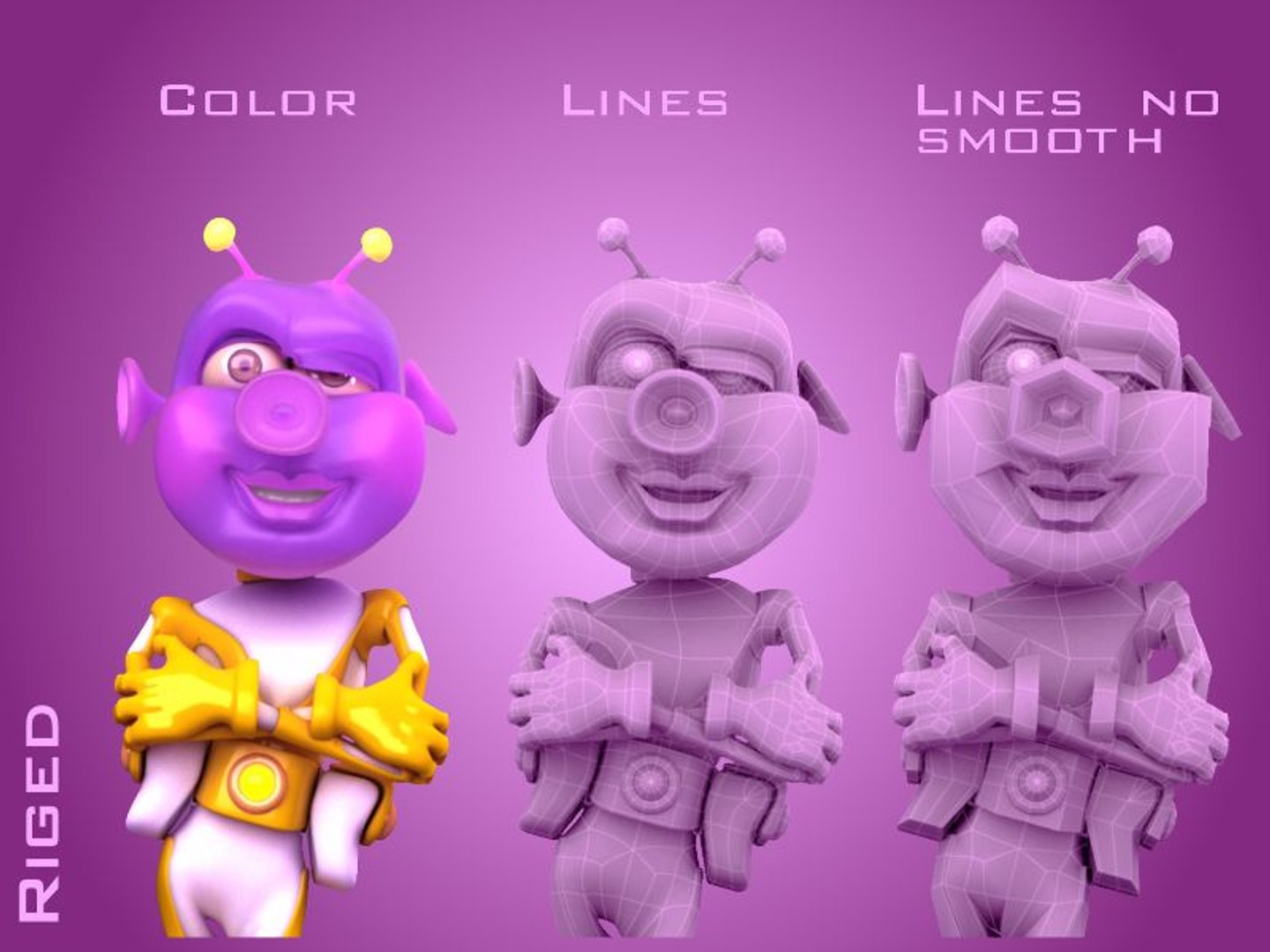 Silicone Alien 3d Max