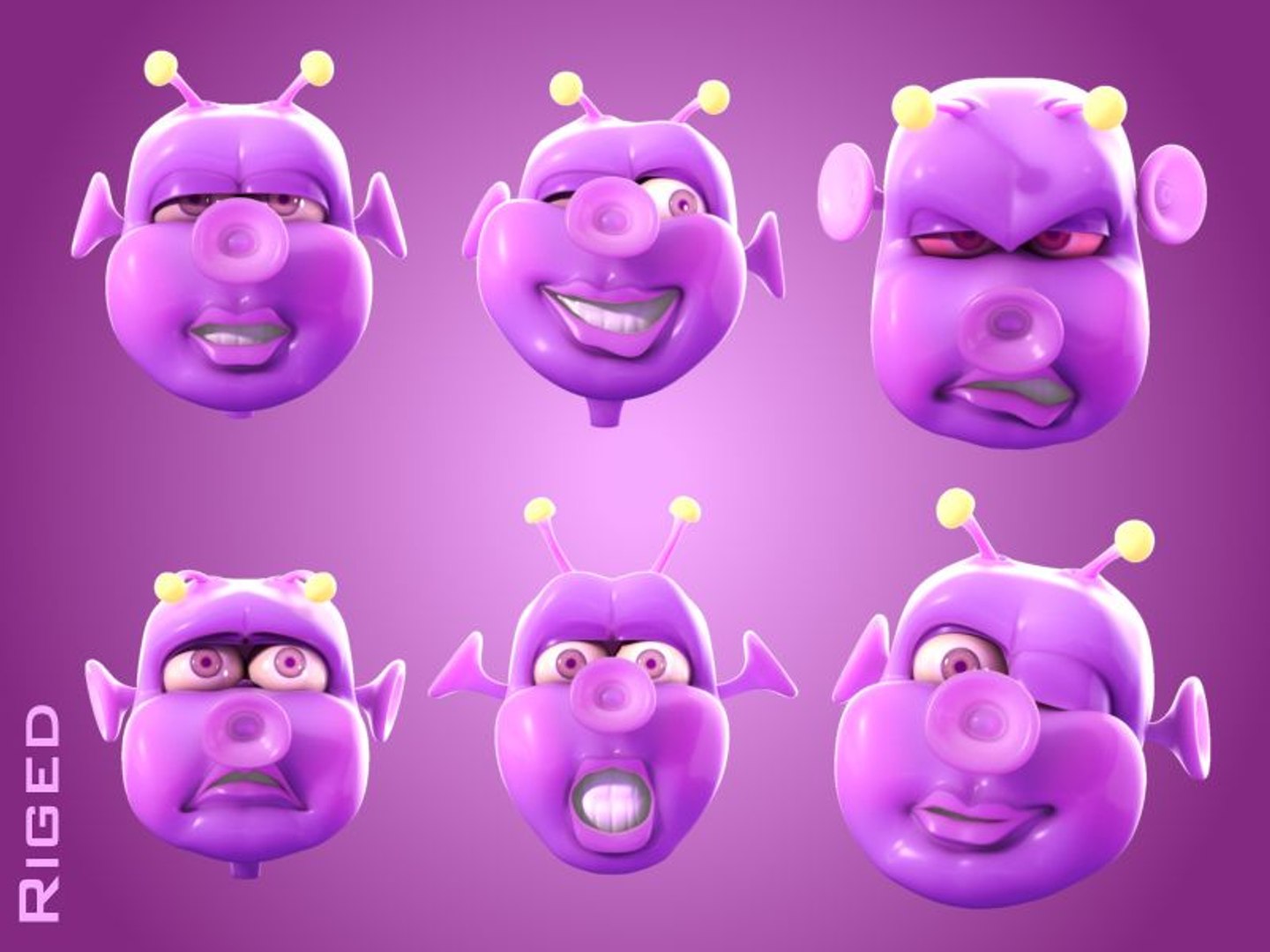 Silicone Alien 3d Max