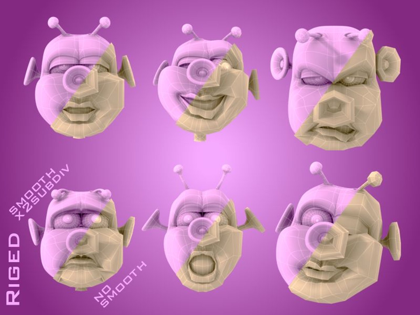 Silicone Alien 3d Max