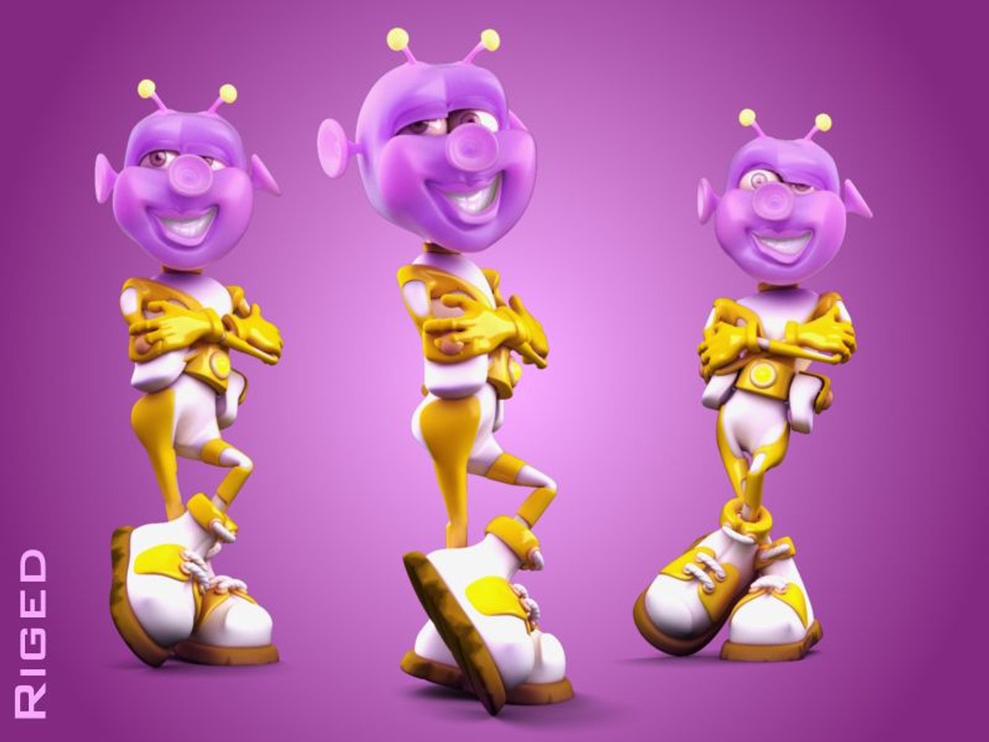 Silicone Alien 3d Max