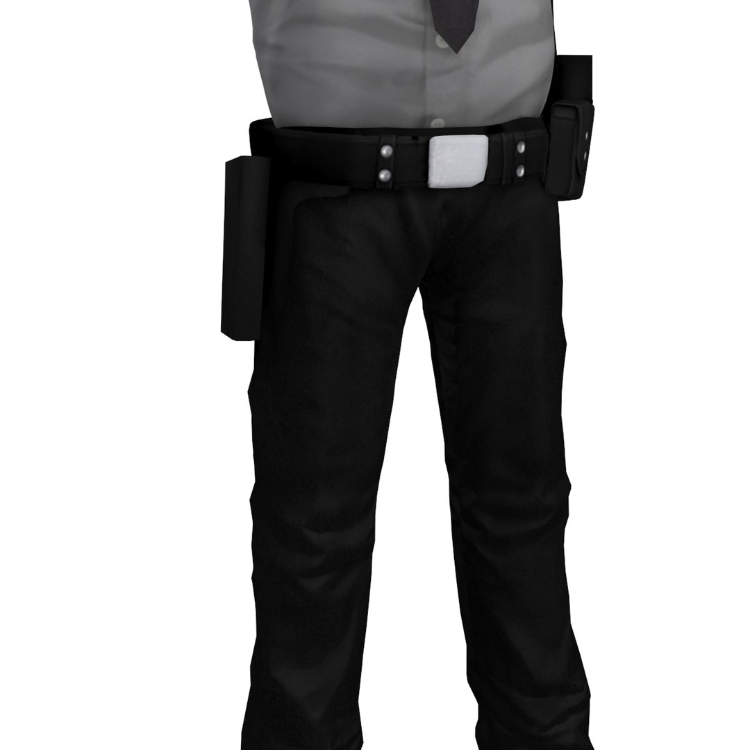 Security Guard 2 3d Model