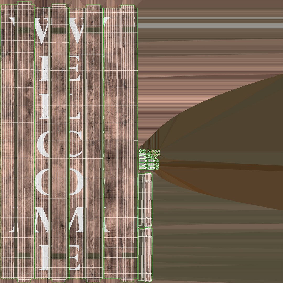 3D Welcome Sign 04 - TurboSquid 1228590