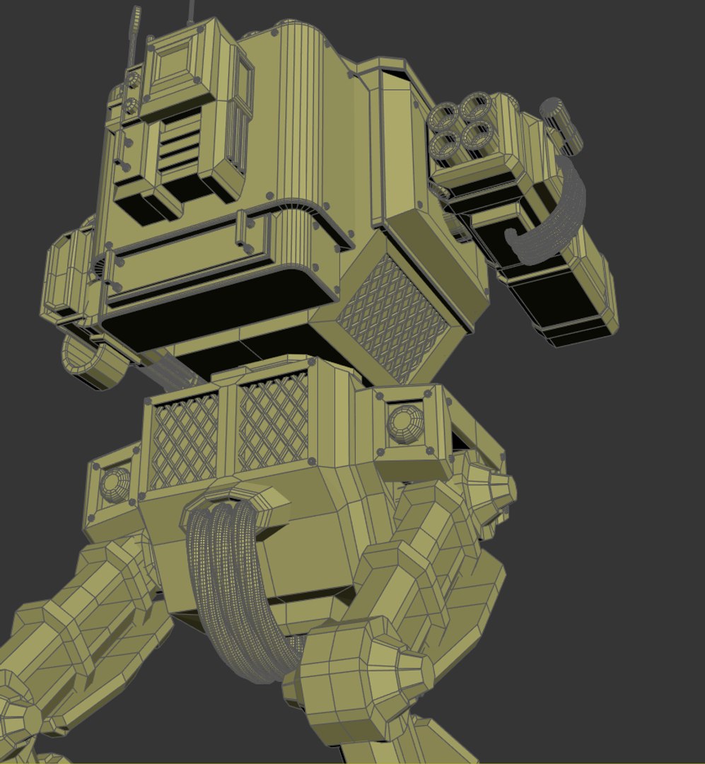 3D Battle Robot Model - TurboSquid 1285759