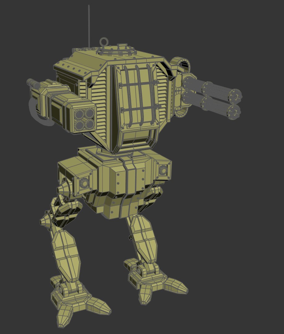 3D Battle Robot Model - TurboSquid 1285759