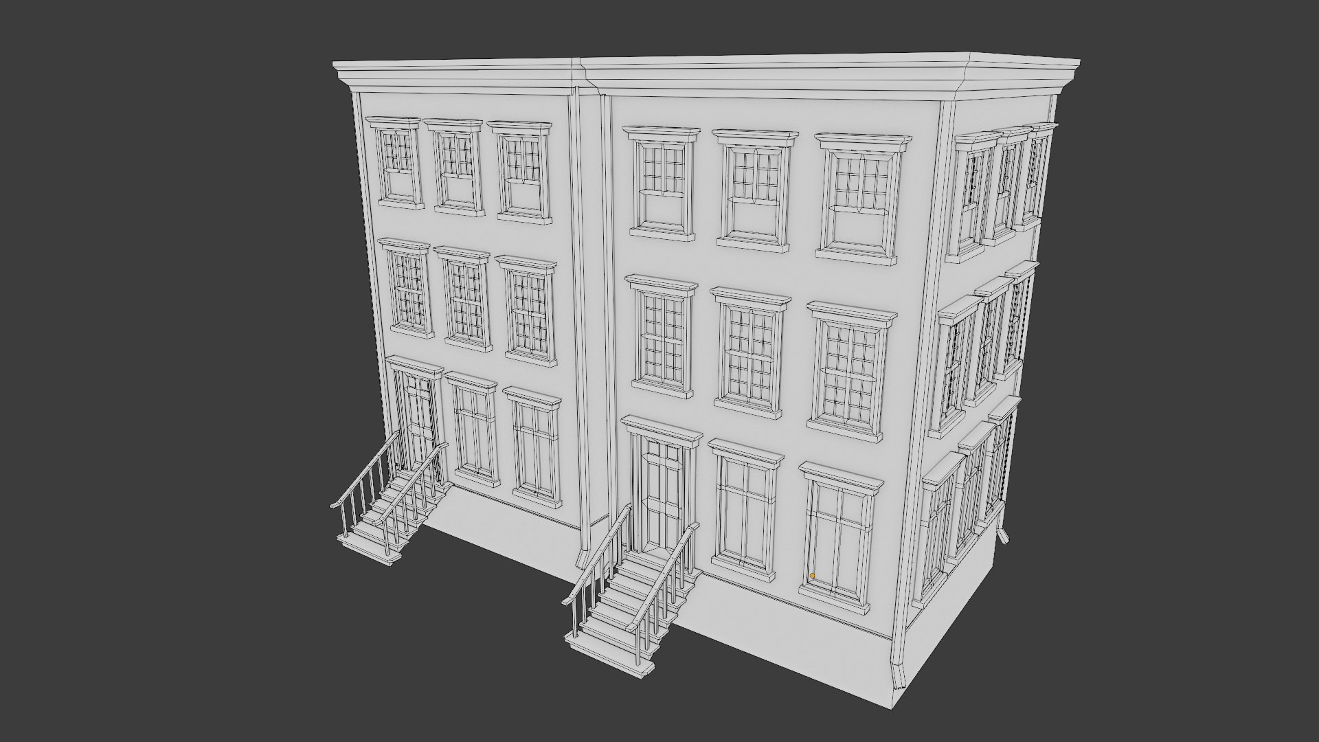 Low Poly Cartoon Building 01 3D Model - TurboSquid 1870508