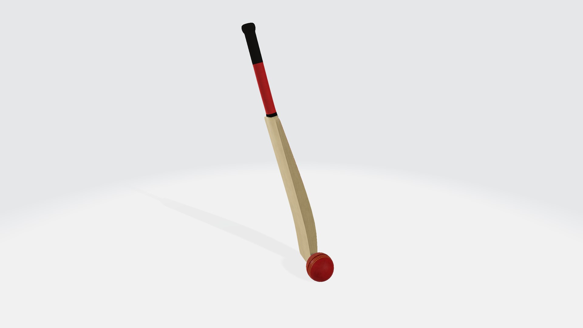 3D Cricket Bat And Ball - TurboSquid 2420019