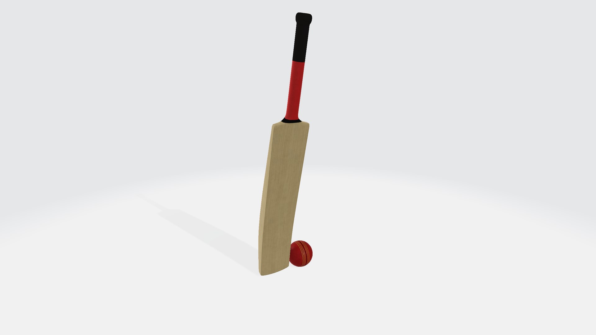 3D Cricket Bat And Ball - TurboSquid 2420019