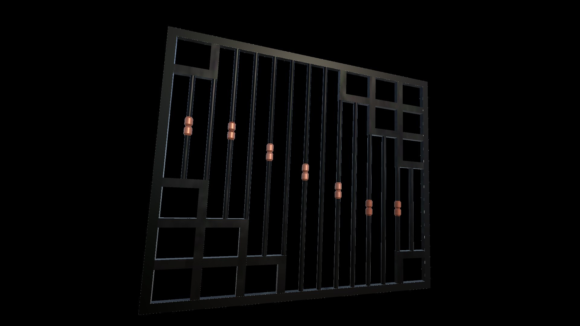 Window grille 3D model - TurboSquid 1710762