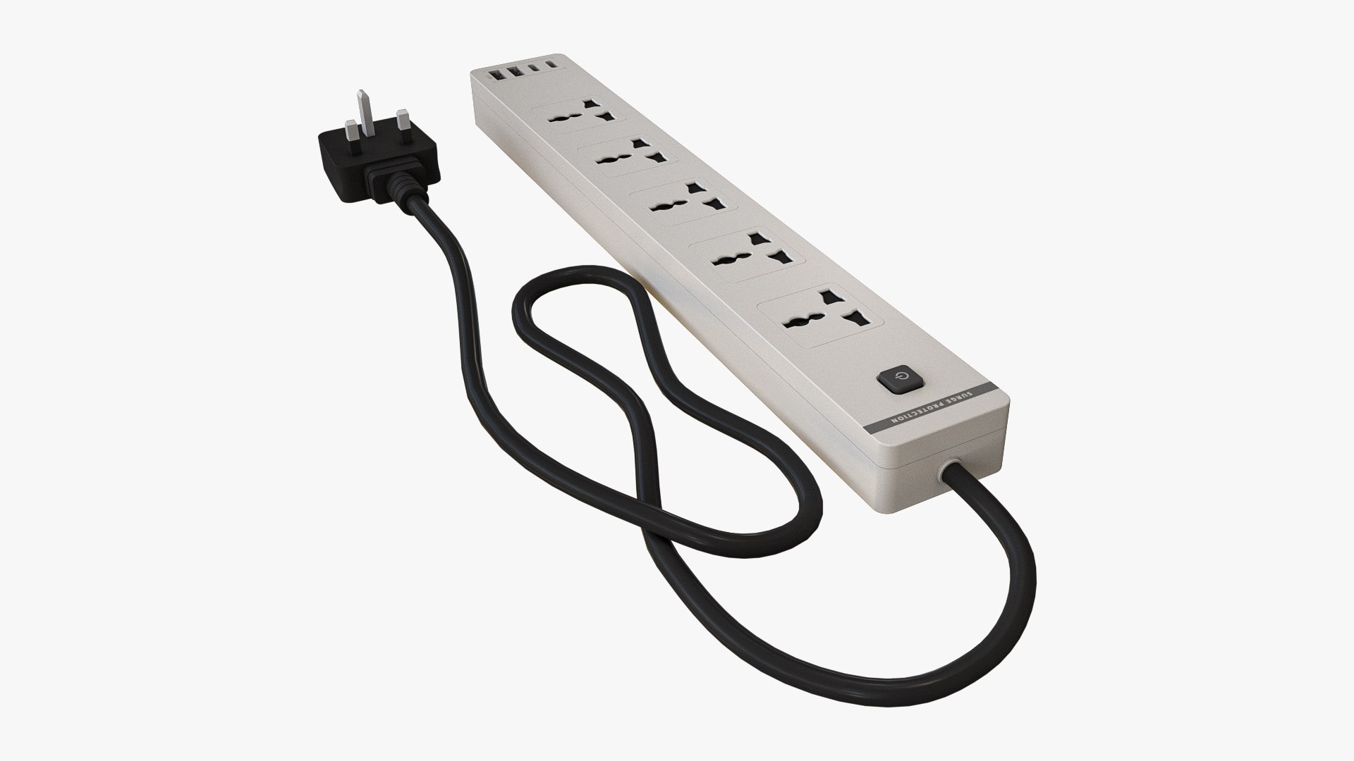 5-Way Extension Lead 3D Model - TurboSquid 2114723