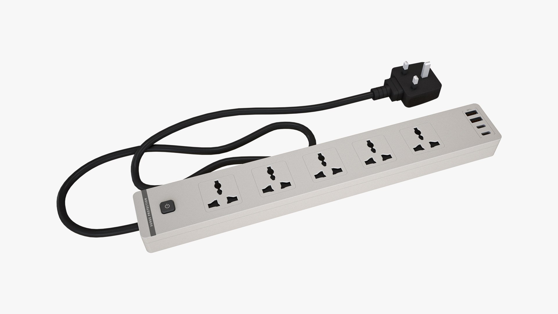 5-Way Extension Lead 3D Model - TurboSquid 2114723