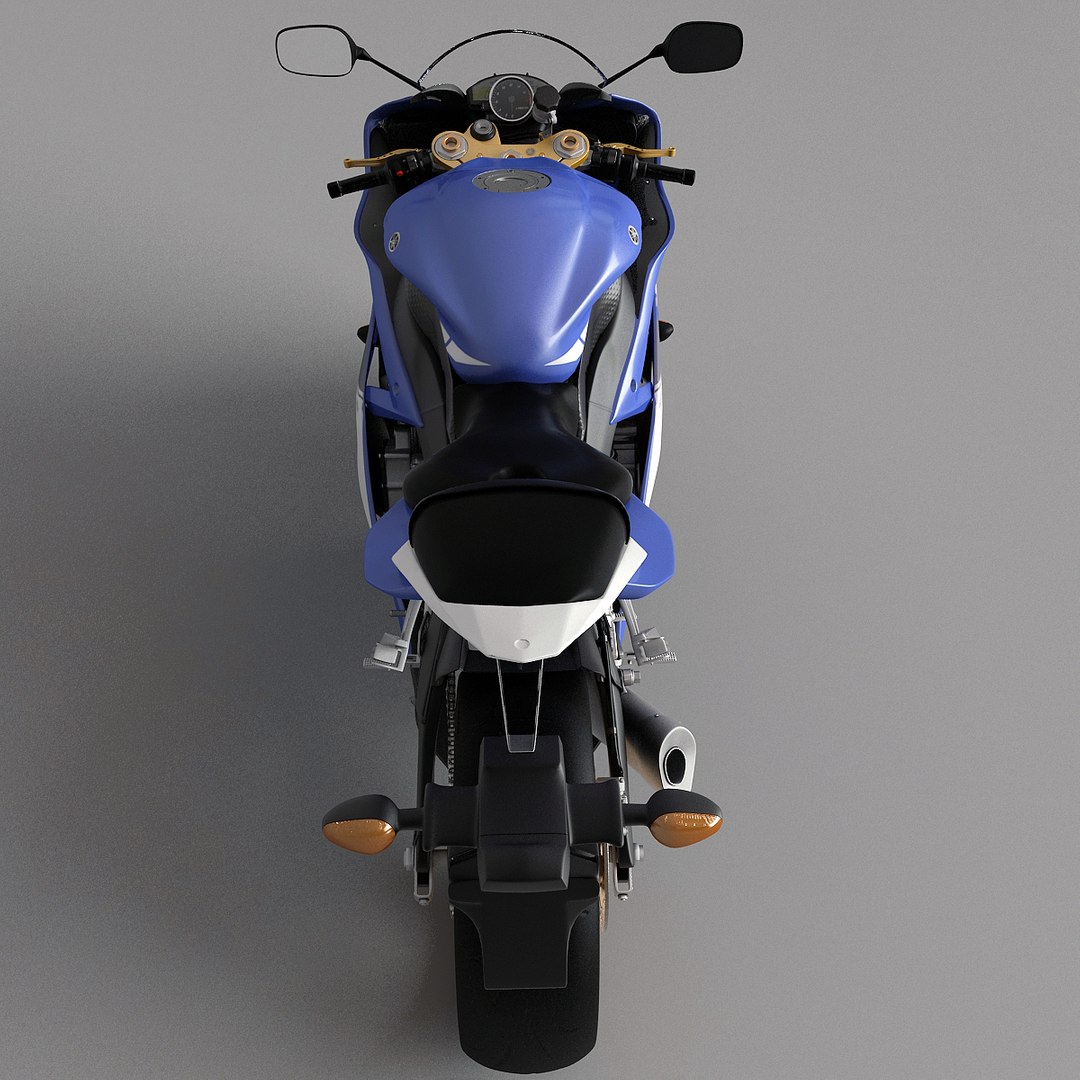 3d Model Yamaha R6 Motorcycle Engine