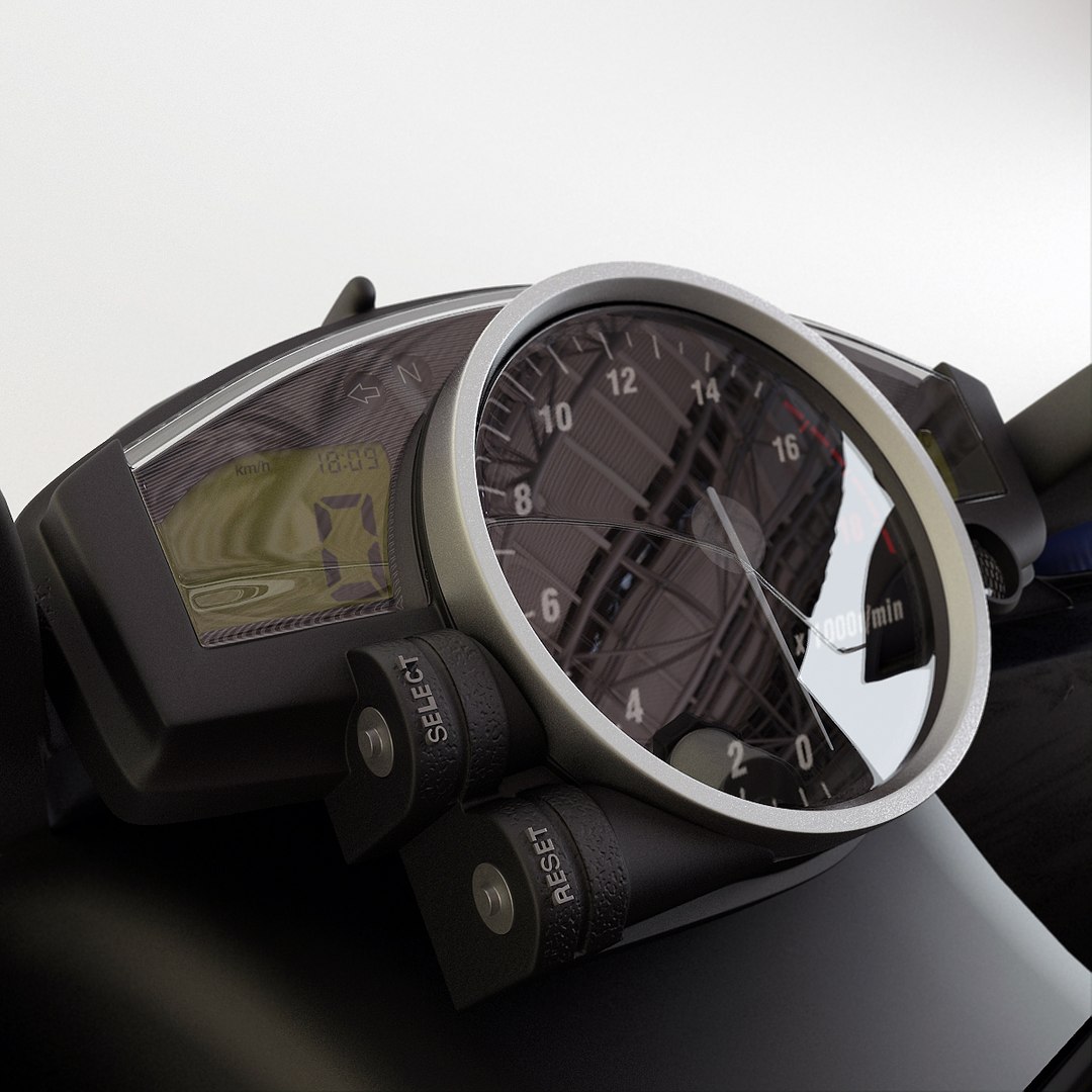 3d Model Yamaha R6 Motorcycle Engine