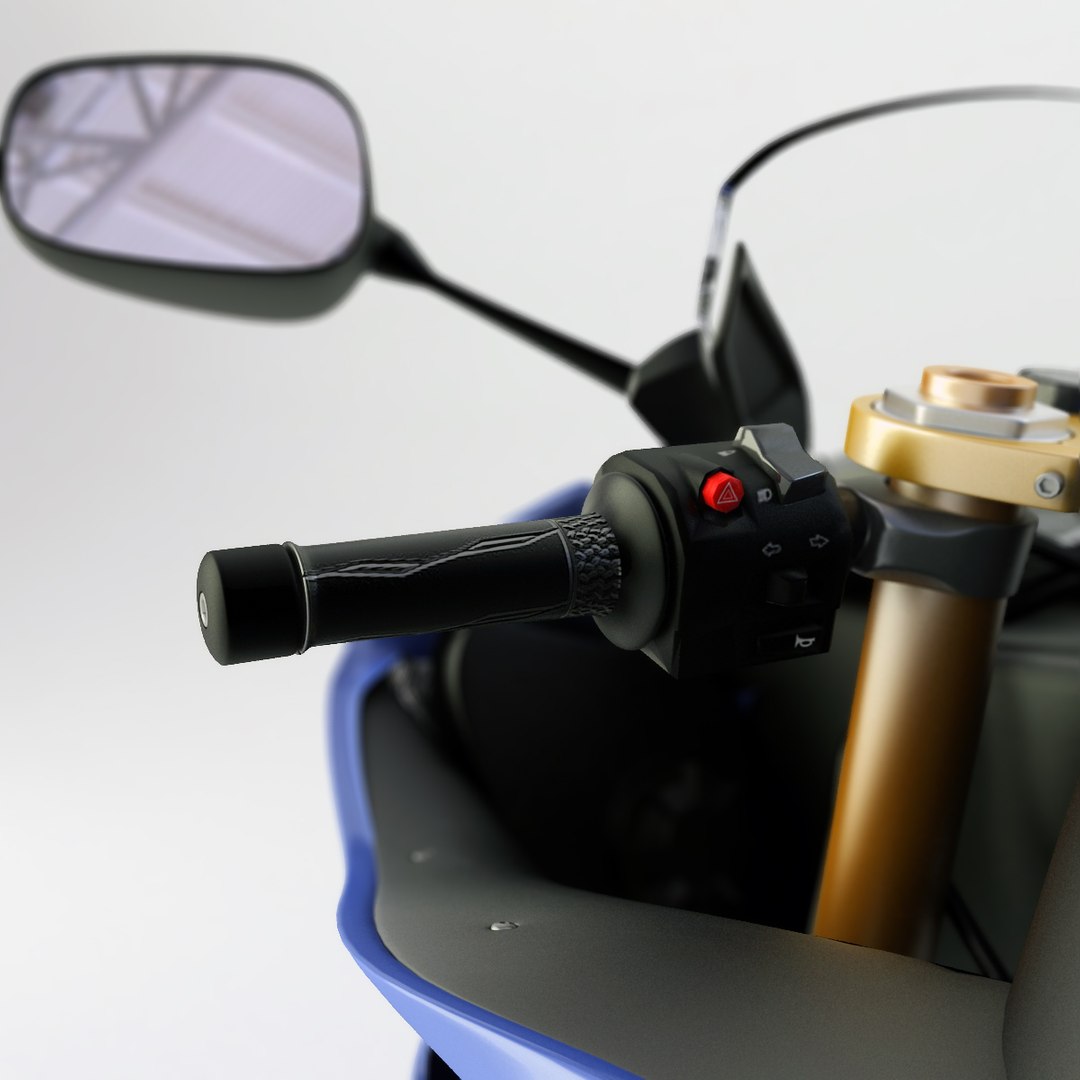 3d Model Yamaha R6 Motorcycle Engine