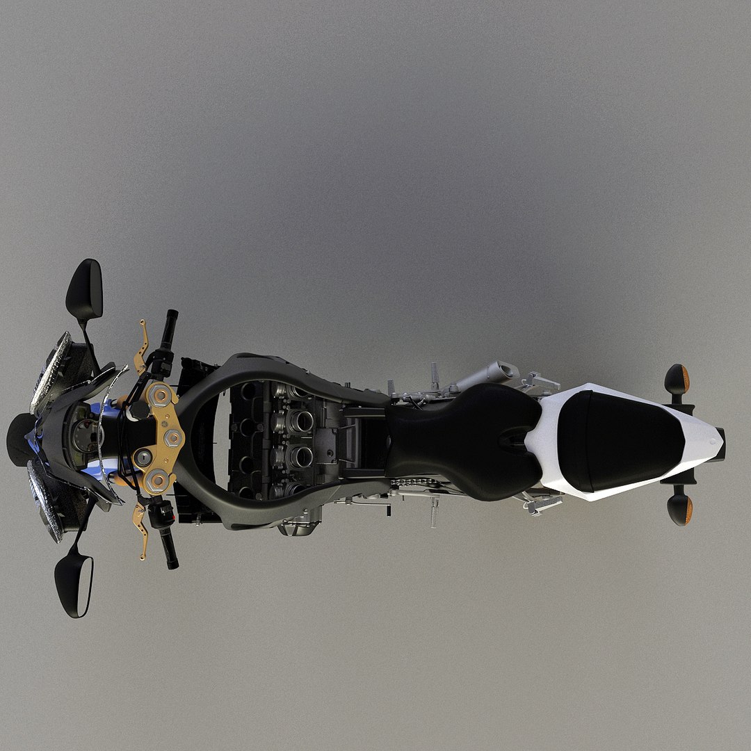 3d Model Yamaha R6 Motorcycle Engine