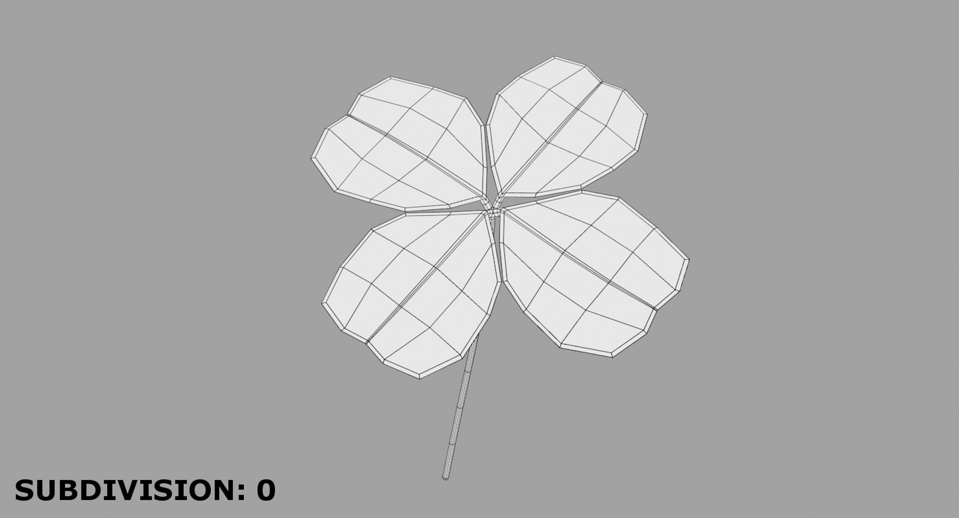 3D Lucky Clover Shamrock - TurboSquid 1179818