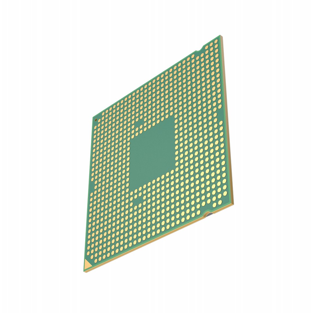 CPU 3D Model - TurboSquid 1916497