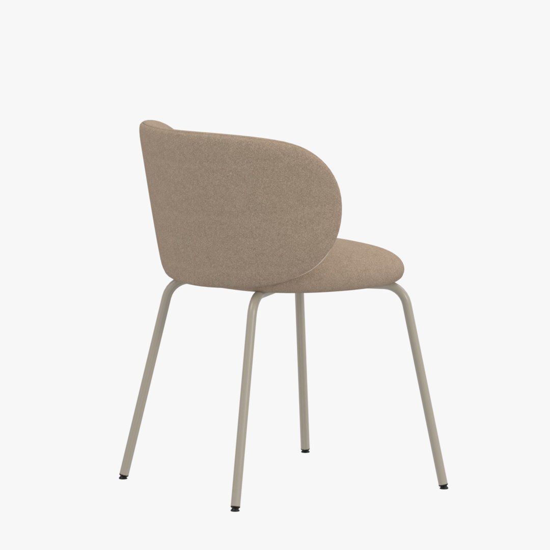 Krylbo Chair Tonerud Dark Beige PBR 3D Model - TurboSquid 2151091