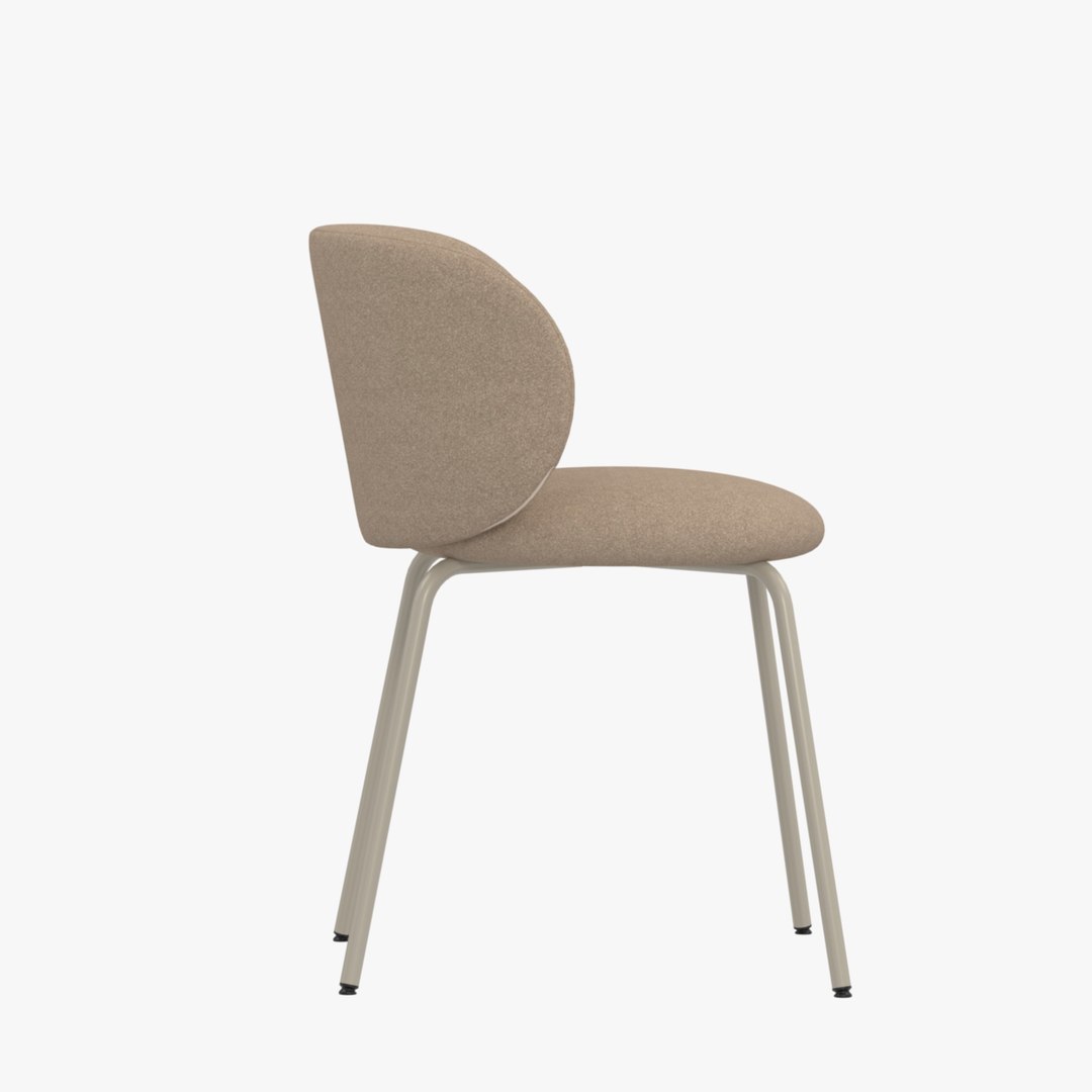Krylbo Chair Tonerud Dark Beige PBR 3D Model - TurboSquid 2151091
