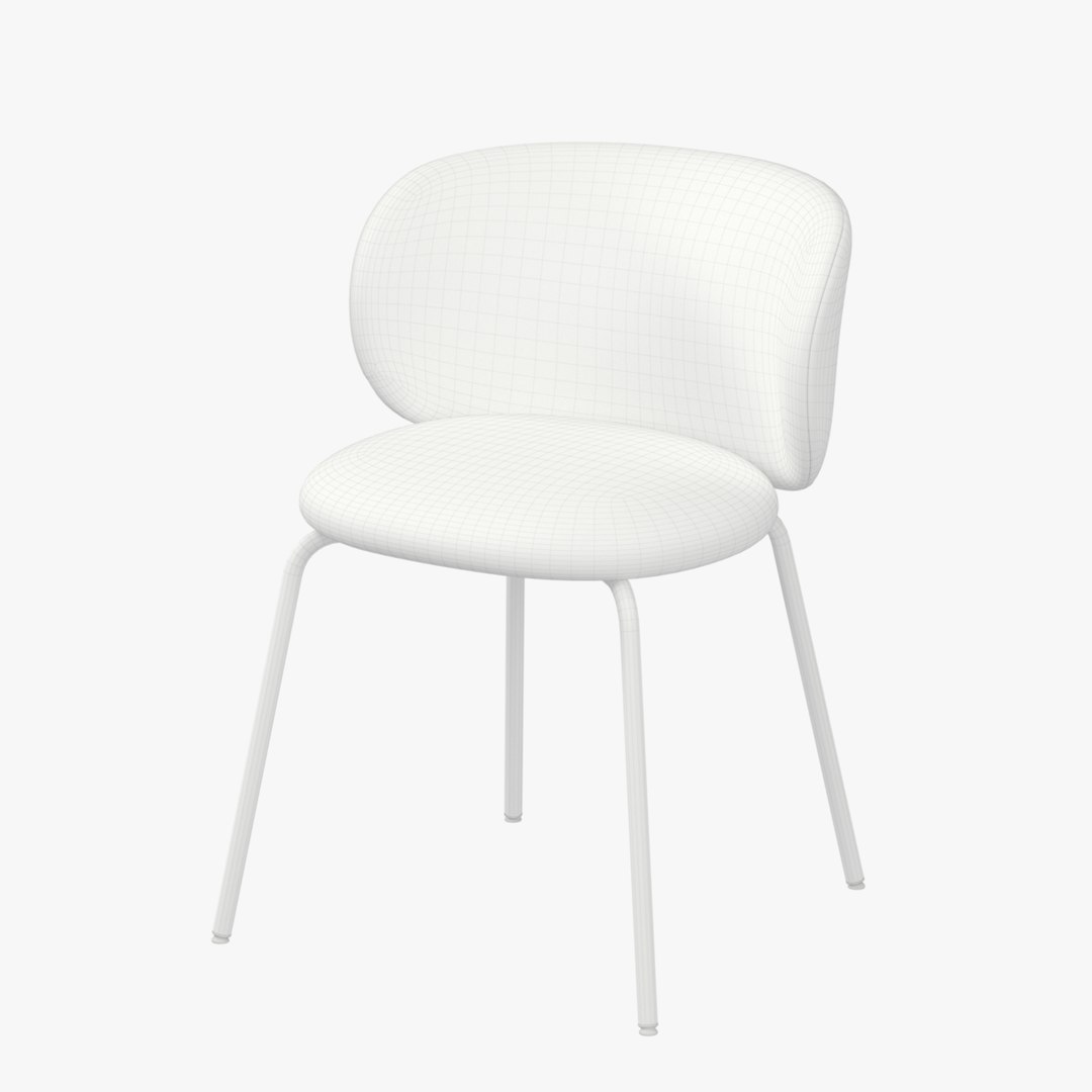 Krylbo Chair Tonerud Dark Beige PBR 3D Model - TurboSquid 2151091