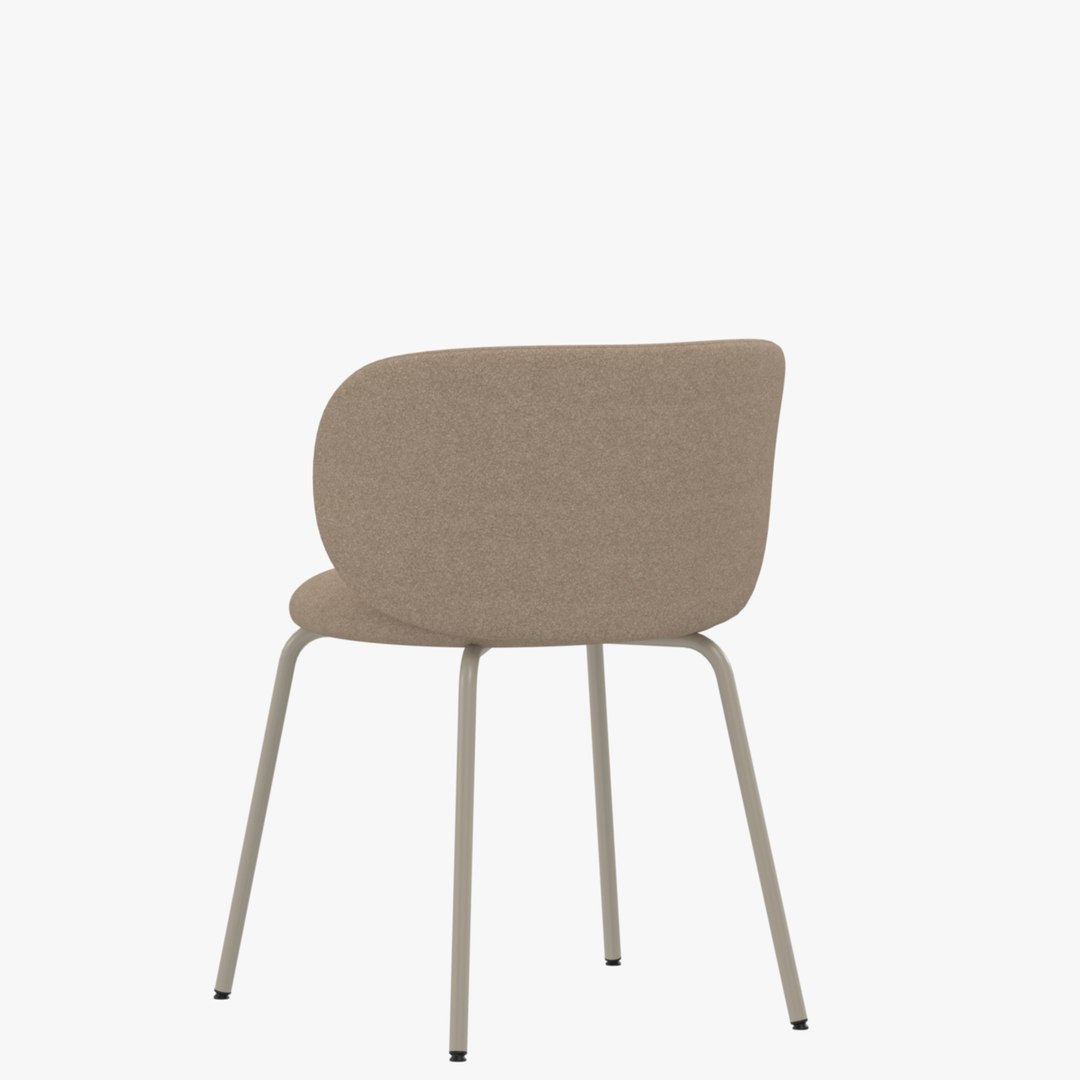 Krylbo Chair Tonerud Dark Beige PBR 3D Model - TurboSquid 2151091