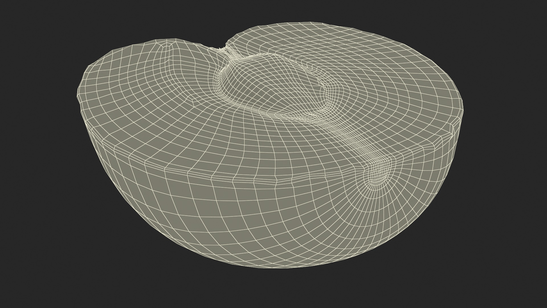 3D Plum Cut In Half - TurboSquid 2174751