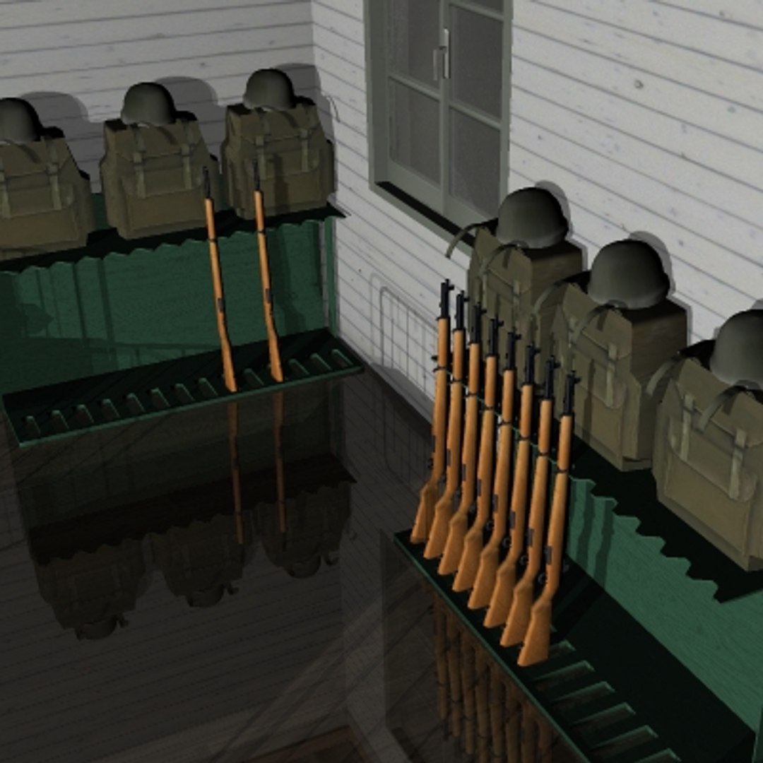 Military Object - Sleeping 3d Model