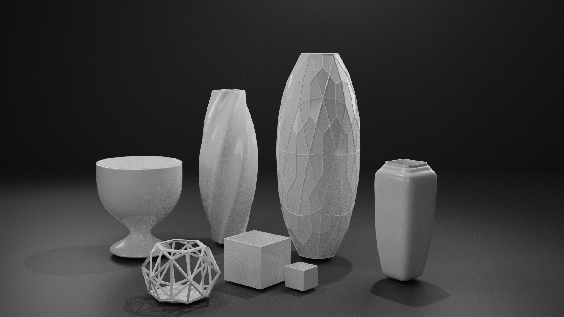 3D vases deco model - TurboSquid 1687587