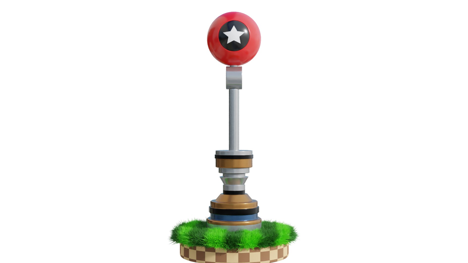 Checkpoint-Sonic 3D Model - TurboSquid 2010217