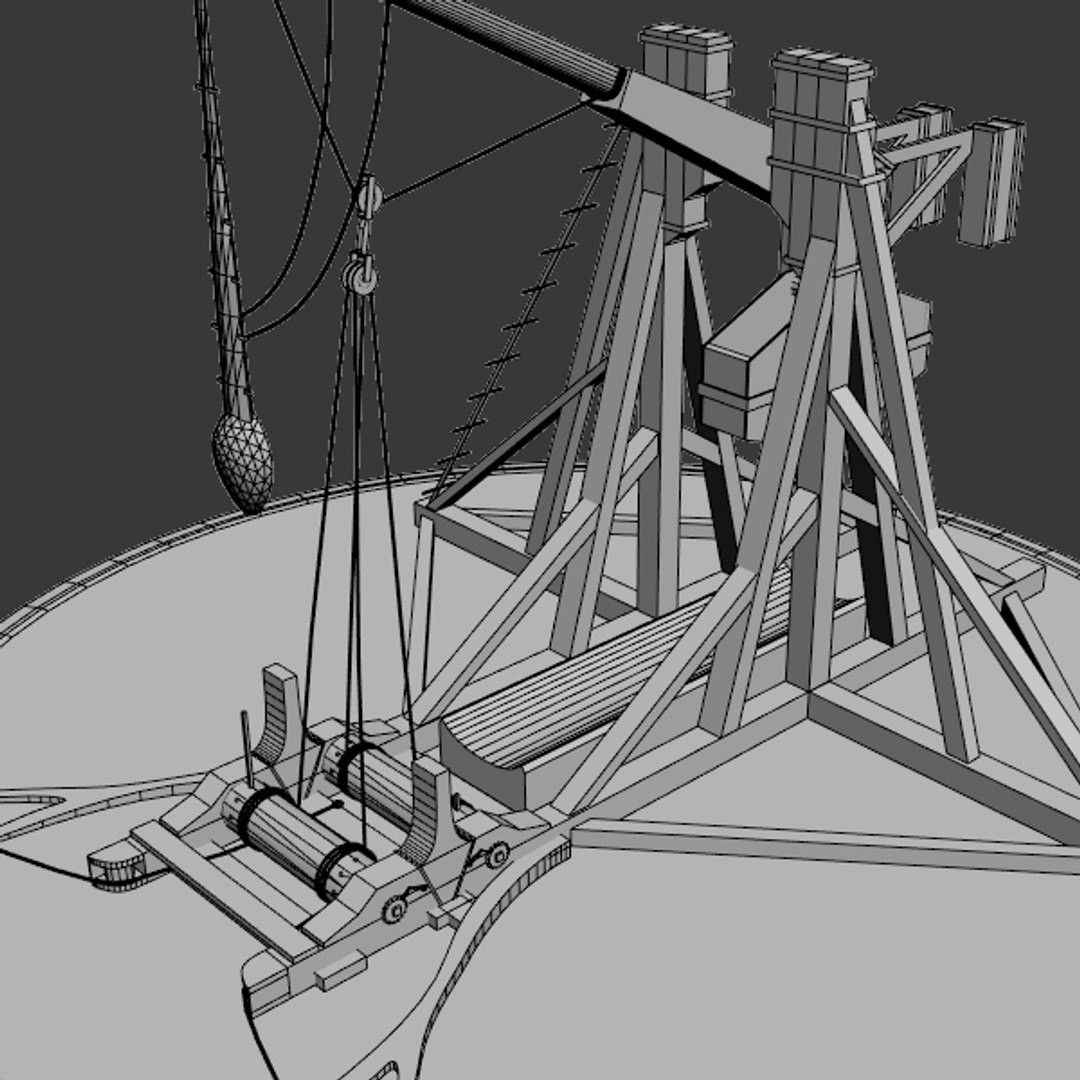 3d Medieval Trebuchet