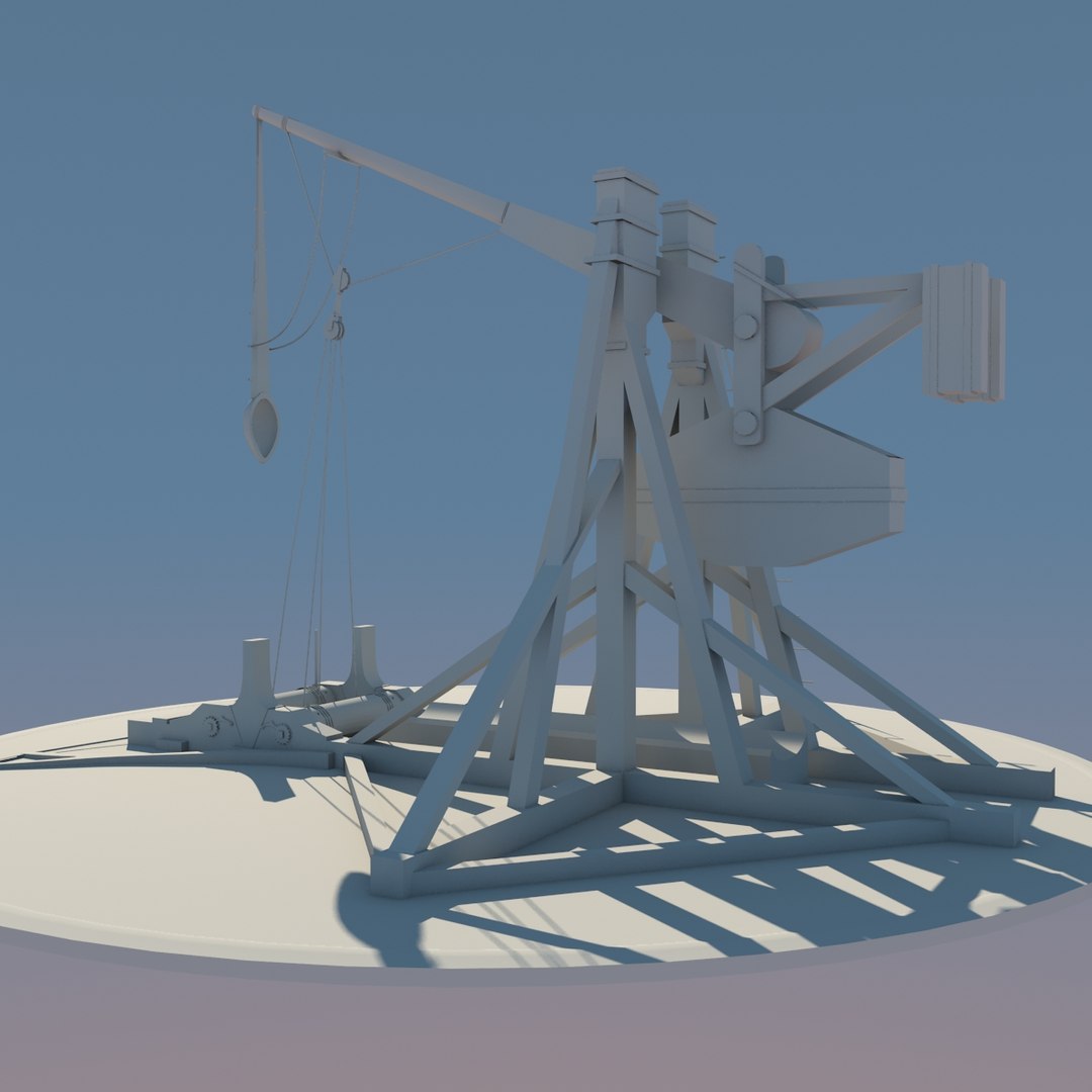 3d Medieval Trebuchet