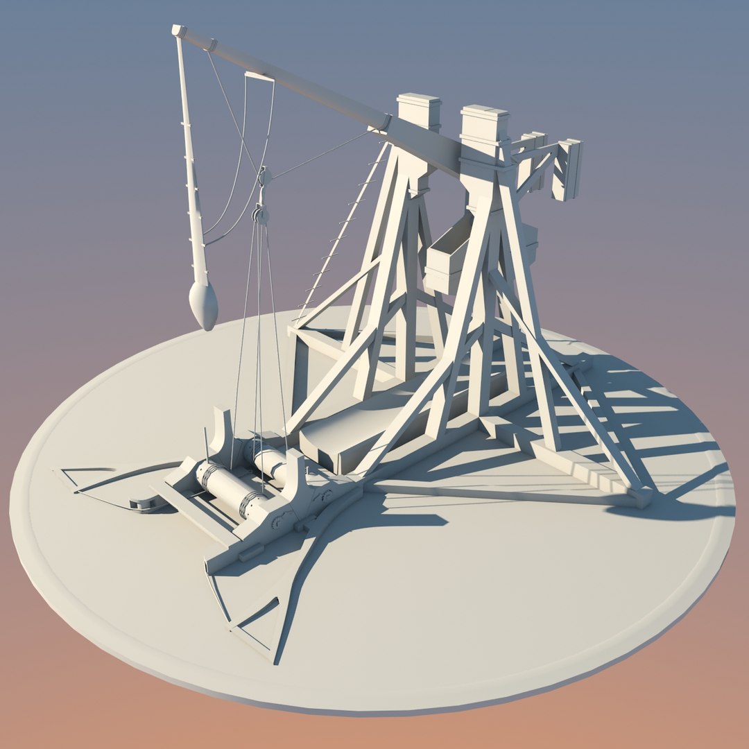 3d Medieval Trebuchet