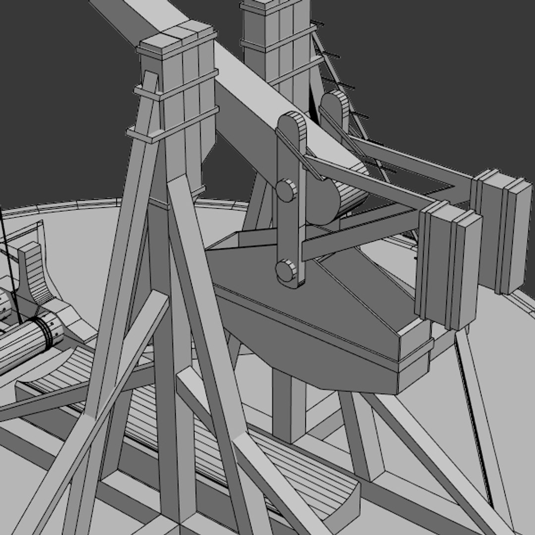 3d Medieval Trebuchet