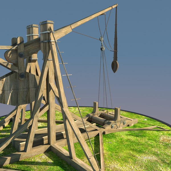 3d medieval trebuchet