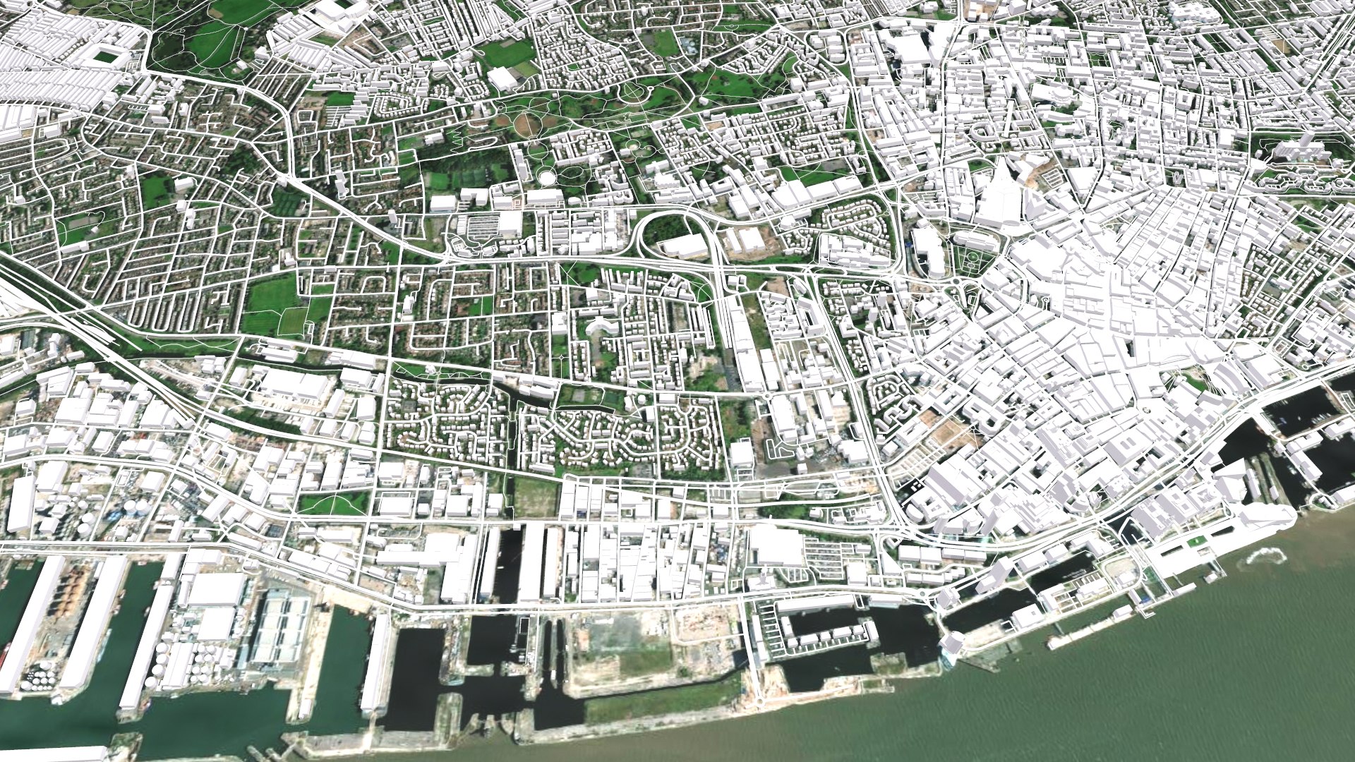 Cityscape Liverpool England 3D Model - TurboSquid 1736097