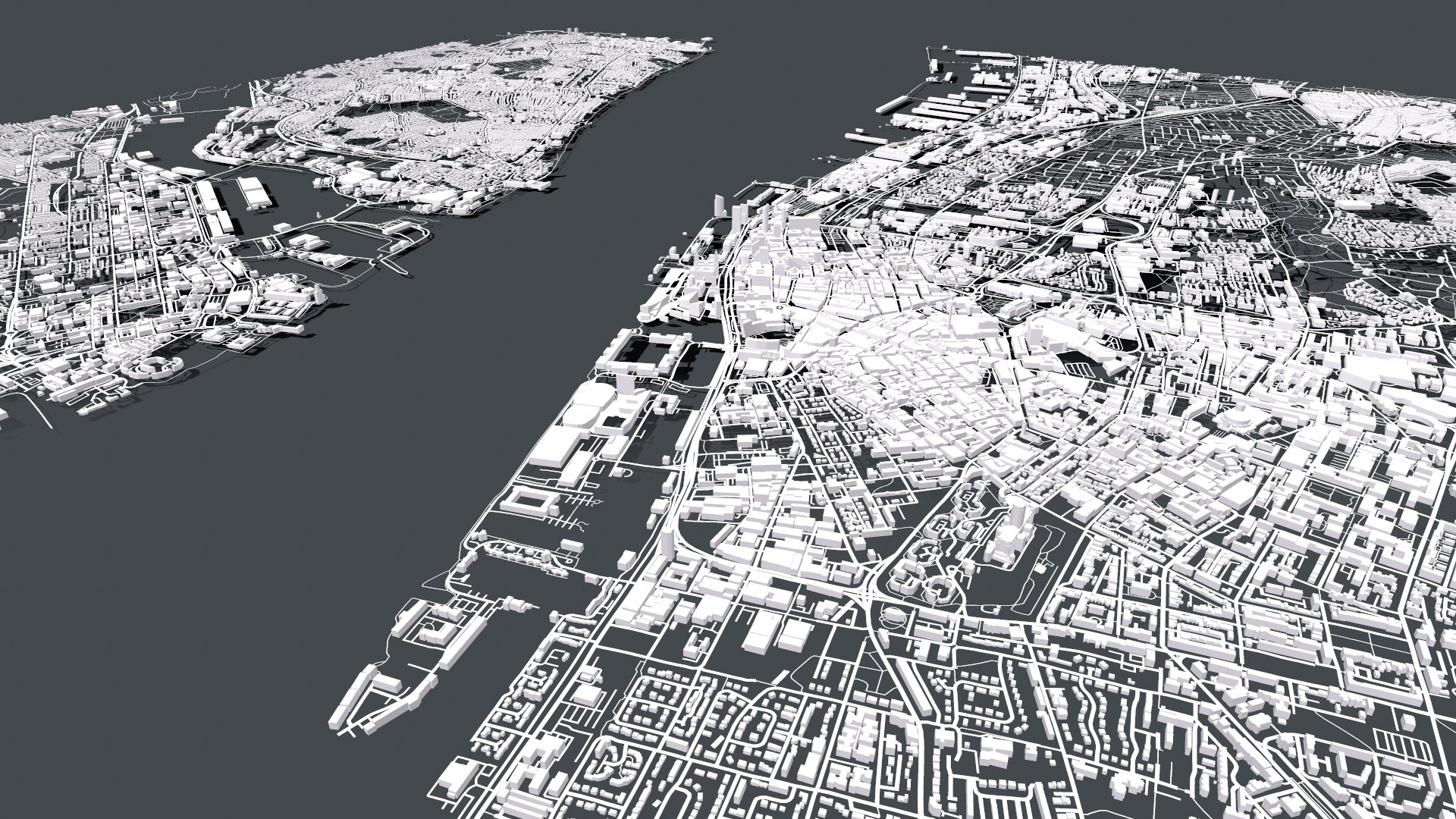 Cityscape Liverpool England 3D Model - TurboSquid 1736097